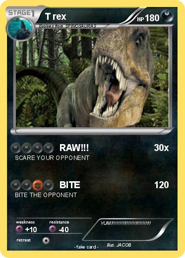 Pokémon T rex 826 826 - RAW!!! - My Pokemon Card