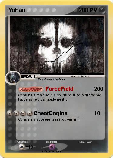 Pokémon Yohan 45 45 - ForceField - Ma carte Pokémon