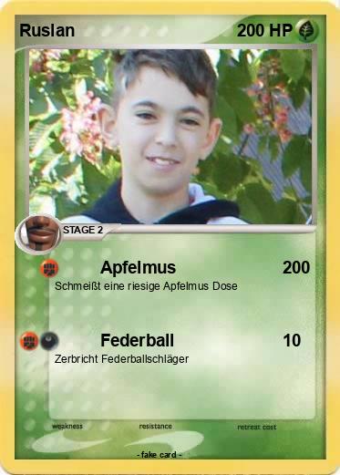 Pokémon Ruslan 3 3 - Apfelmus - My Pokemon Card