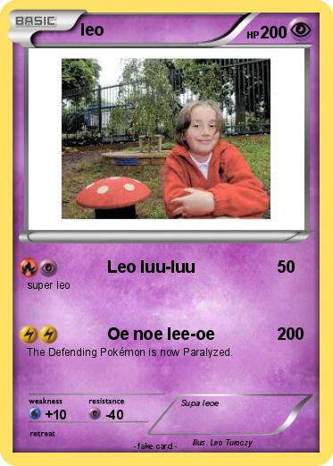 Pokémon leo 1142 1142 - Leo luu-luu - My Pokemon Card