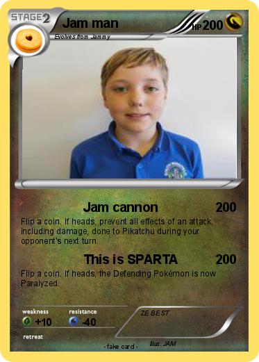 Pokémon Jam man 3 3 - Jam cannon - My Pokemon Card