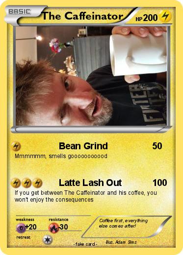 Pokémon The Caffeinator - Bean Grind - My Pokemon Card