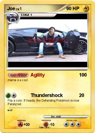 Pokémon Joe 781 781 - Agility - My Pokemon Card