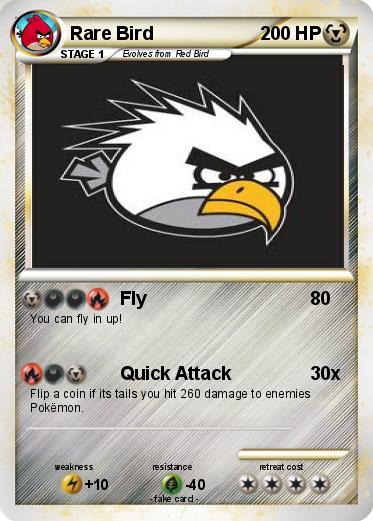 Pokémon Rare Bird - Fly - My Pokemon Card