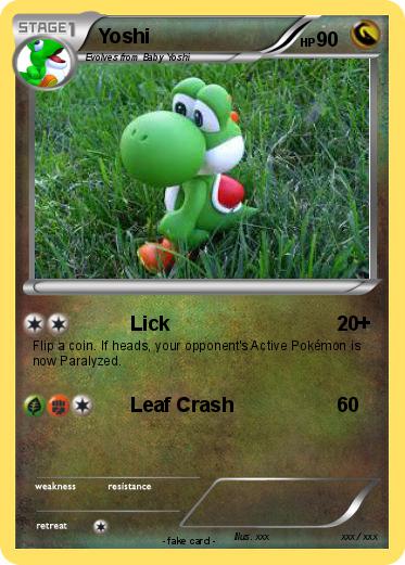 Pokémon Yoshi 3429 3429 - Lick - My Pokemon Card