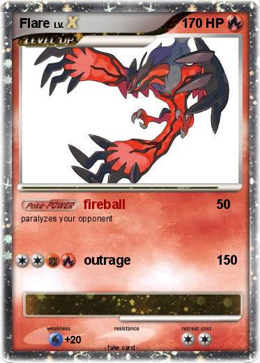 Pokémon Flare 202 202 - fireball - My Pokemon Card