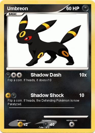 Pokémon Umbreon 773 773 - Shadow Dash - My Pokemon Card
