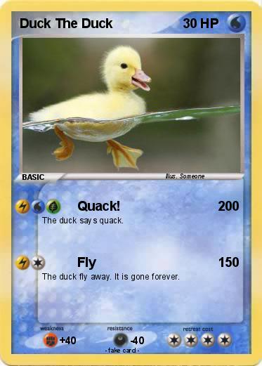 Pokémon Duck The Duck - Quack! - My Pokemon Card