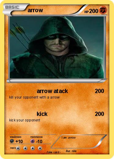 Pokémon arrow 89 89 - arrow atack - My Pokemon Card
