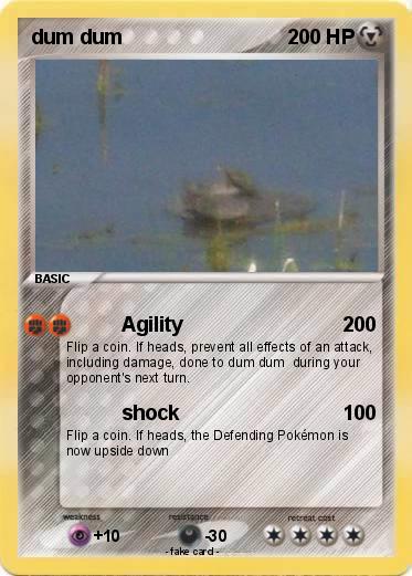 Pokémon dum dum 35 35 - Agility - My Pokemon Card
