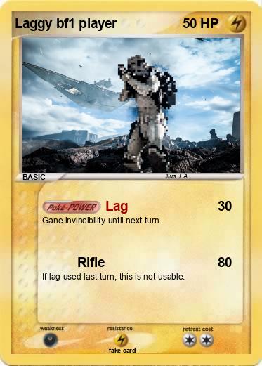 Pokémon Laggy bf1 player - Lag - My Pokemon Card