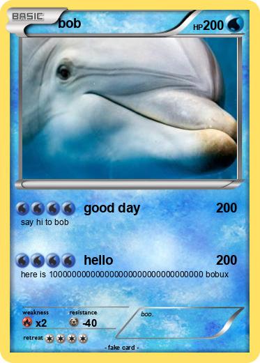 Pokémon bob 5574 5574 - good day - My Pokemon Card