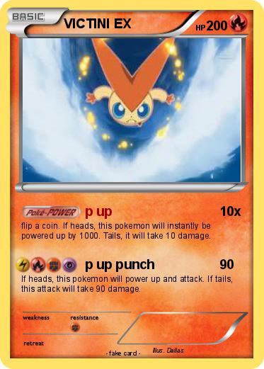 Pokémon VICTINI EX 182 182 - p up - My Pokemon Card