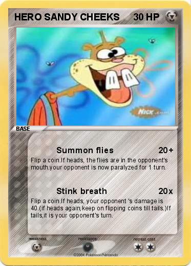 Pokémon HERO SANDY CHEEKS - Summon flies - My Pokemon Card