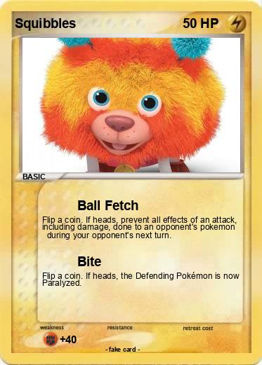 Pokémon Squibbles - Ball Fetch - My Pokemon Card