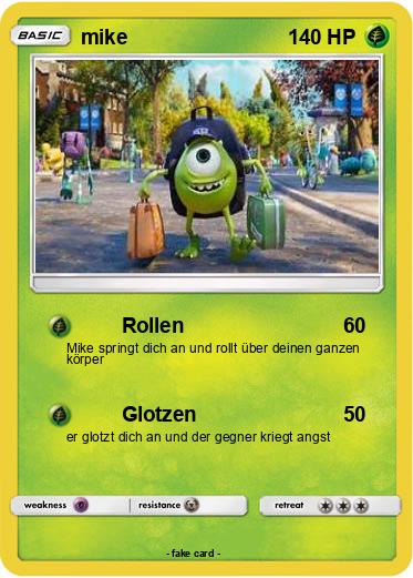 Pokémon mike 1278 1278 - Rollen - My Pokemon Card
