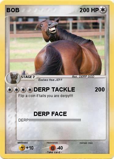 Pokémon BOB 4464 4464 - DERP TACKLE - My Pokemon Card