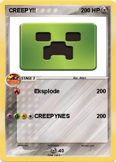 Pokémon CREEPY 208 208 - Eksplode - My Pokemon Card