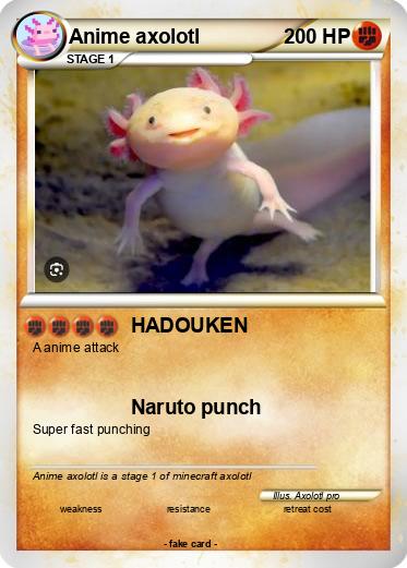 Pokémon Anime axolotl - HADOUKEN - My Pokemon Card