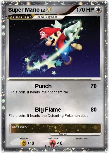 Pokémon Super Mario 322 322 - Punch - My Pokemon Card