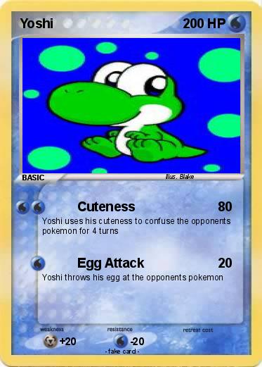 Pokémon Yoshi 1638 1638 - Cuteness - My Pokemon Card