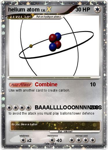 Pokémon helium atom - Combine - My Pokemon Card