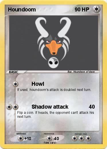 Pokémon Houndoom 225 225 - Howl - My Pokemon Card