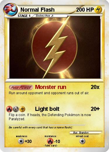 Pokémon Normal Flash - Monster run - My Pokemon Card