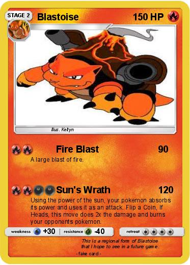 Pokémon Blastoise 2267 2267 - Fire Blast - My Pokemon Card