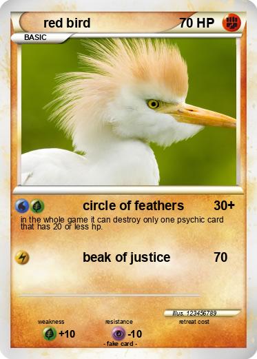 Pokémon red bird 339 339 - circle of feathers - My Pokemon Card
