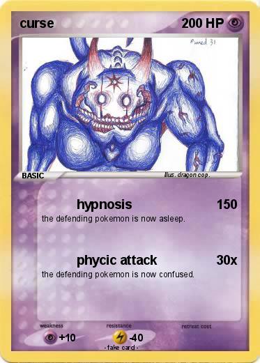 Pokémon curse 62 62 - hypnosis - My Pokemon Card