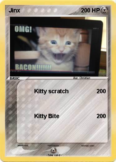 Pokémon Jinx 65 65 - Kitty scratch - My Pokemon Card