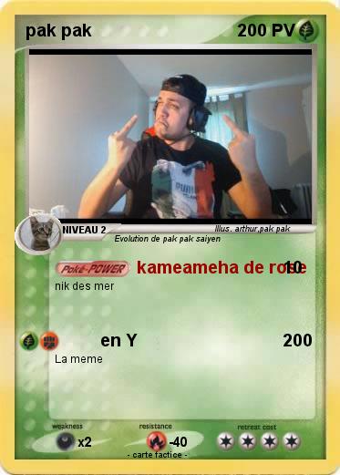 Pokémon pak pak 6 6 - kameameha de rose - Ma carte Pokémon