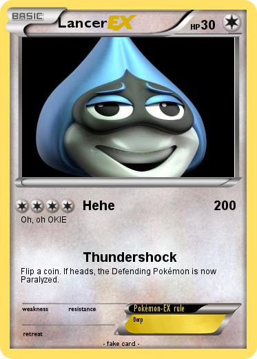 Pokémon Lancer 68 68 - Hehe - My Pokemon Card