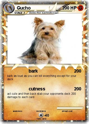 Pokémon Gucho - bark - My Pokemon Card