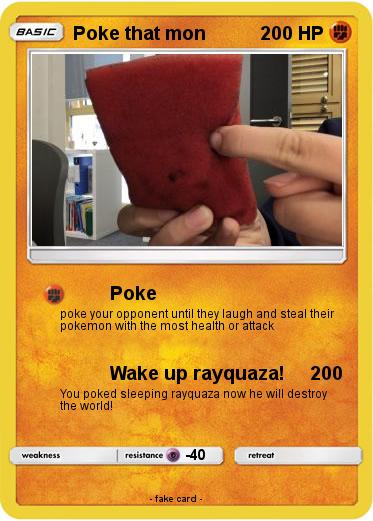 Pokémon Poke that mon - Poke - My Pokemon Card