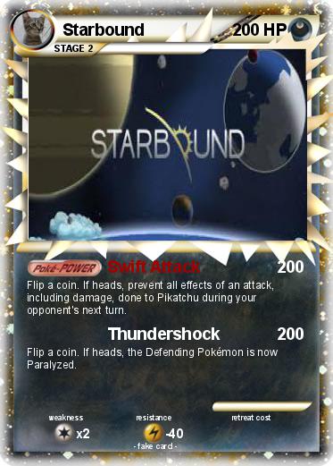 Pokémon Starbound 2 2 - Swift Attack - My Pokemon Card