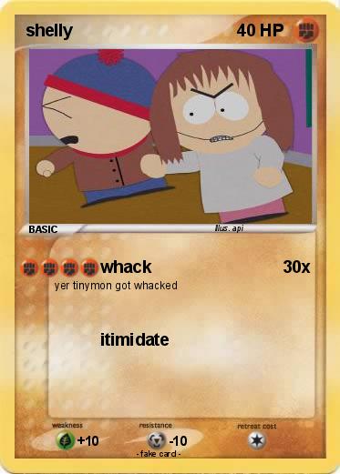 Pokémon shelly 23 23 - whack - My Pokemon Card