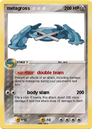 Pokémon metagross 503 503 - double team - My Pokemon Card