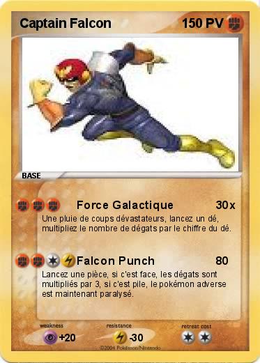 Pokémon Captain Falcon 38oM - Force Galactique - Ma carte Pokémon