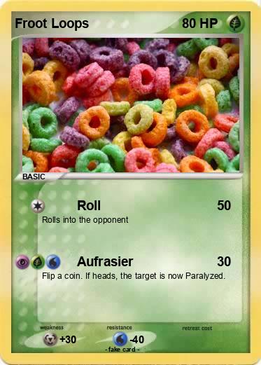 Pokémon Froot Loops 6 6 - Roll - My Pokemon Card