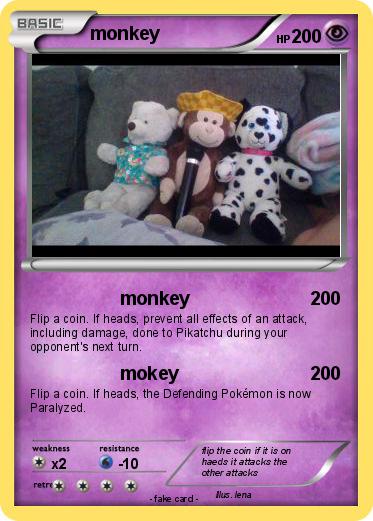 Pokémon monkey 1710 1710 - monkey - My Pokemon Card