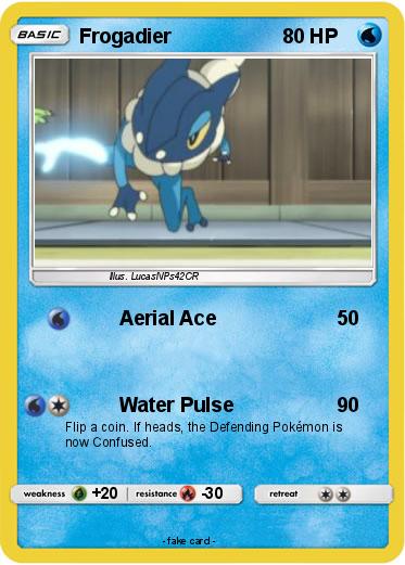 Pokémon Frogadier 136 136 - Aerial Ace - My Pokemon Card
