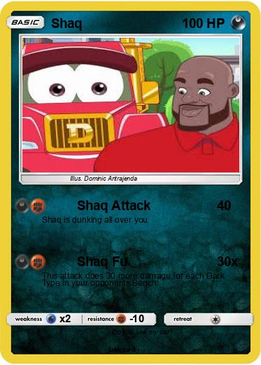 Pokémon Shaq 95 95 - Shaq Attack - My Pokemon Card