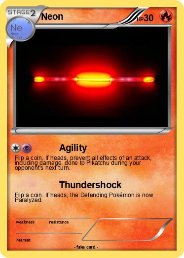 Pokémon Neon 417 417 - Agility - My Pokemon Card