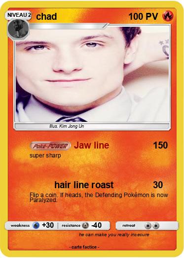 Pokémon chad 290 290 - Jaw line - Ma carte Pokémon