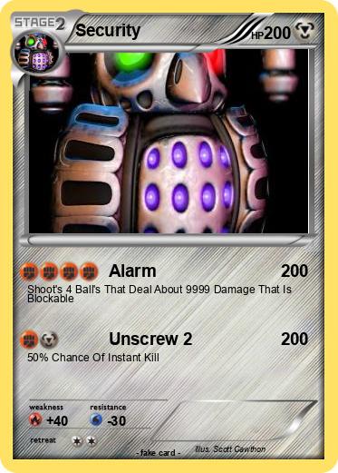Pokémon Security 32 32 - Alarm - My Pokemon Card