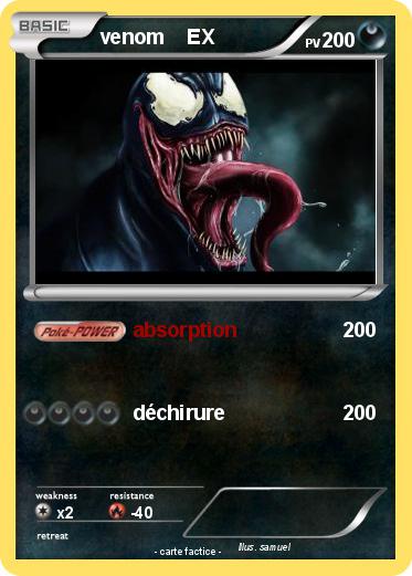 Pokémon venom EX 12 12 - absorption - Ma carte Pokémon