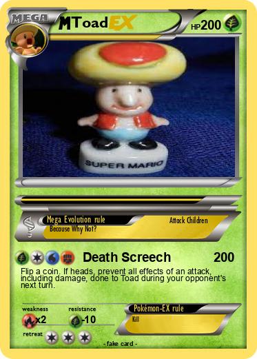 Pokémon Toad 1390 1390 - Death Screech - My Pokemon Card