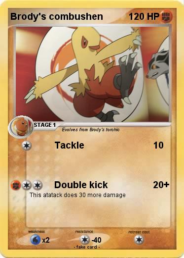 Pokémon Brody s combushen - Tackle - My Pokemon Card